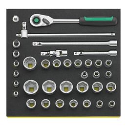 Stahlwille Wkz.Sortiment Nr.TCS 50/52/30/6QR 2/3-Teilung 36tlg. (96830360)