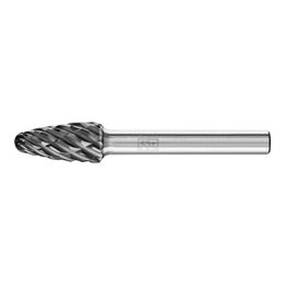 Pferd TOOLS Hartmetall Hochleistungsfr&auml;sstift STEEL Rundbogen RBF &Oslash; 10x20mm Schaft-&Oslash; 6 mm HICOAT f&uuml;r Stahl (21117790)