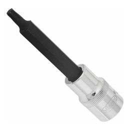 Vigor Innenvierkant Antrieb 12,5 = 1/2 Zoll TX Schraubendreher-Einsatz Innen TX Profil V2165 Vierkant hohl 12,5 mm (1/2 Zoll) Innen TX Profil T 30 Ges)