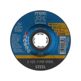 Pferd Schruppscheibe PSF X-LOCK STEEL 125x7mm (62011125)