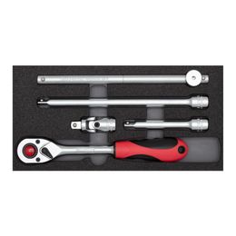Gedore R22150008 Steckschl&uuml;ssel-Satz 1/2" 2/6 CT-Modul 5-teilig ; Gedore RED (3301707)