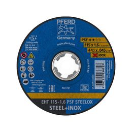 Pferd Trennscheibe PSF X-LOCK STEELOX 115x1,6mm (61730124)