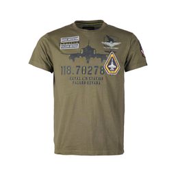 Top Gun T-Shirt Herren Gr&ouml;&szlig;e L oliv