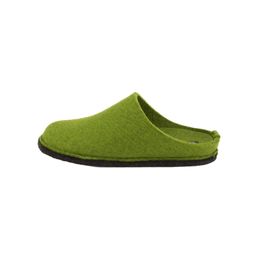 Haflinger Pantolette 'Flair Soft' Herren Gr&ouml;&szlig;e 49 gr&uuml;n