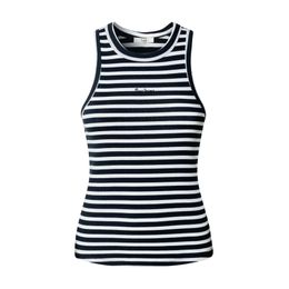 Pepe Jeans Top 'Marian' Damen Gr&ouml;&szlig;e XL ultramarinblau / wei&szlig;