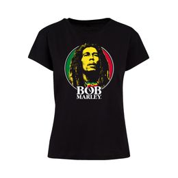 F4NT4STIC Shirt 'Bob Marley ' Damen Gr&ouml;&szlig;e XL gelb / blutrot / schwarz / wei&szlig;