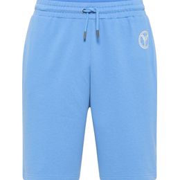 Carlo Colucci Hose Herren Gr&ouml;&szlig;e 31/32 blau / wei&szlig;