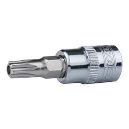 KS Tools 1/4" CHROMEplus Bit-Stecknuss TX mit Stirnlochbohrung,TB8 (918.1467)