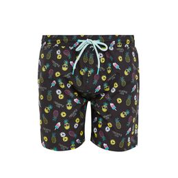 Threadbare. Threadbare Badeshorts 'Ananas' Herren Gr&ouml;&szlig;e XXL mischfarben / schwarz