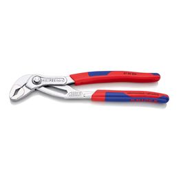 Knipex 87 05 250 Cobra&reg; Hightech-Wasserpumpenzange mit schlanken Mehrkomponenten-H&uuml;llen verchromt 250 mm)
