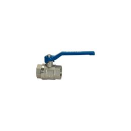 Riegler Kugelhahn valve line, blauer Handhebel, MS vern., IG/IG, G 1/4, 334.02-E)