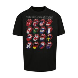 F4NT4STIC T-Shirt 'The Rolling Stones Voodoo Lounge Tongues' Herren Gr&ouml;&szlig;e 4XL blau / rot / schwarz / wei&szlig;
