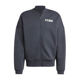 FC Bayern M&uuml;nchen Fc Bayern M&uuml;nchen Sweatjacke 'FCBM' Herren Gr&ouml;&szlig;e M anthrazit / wei&szlig;