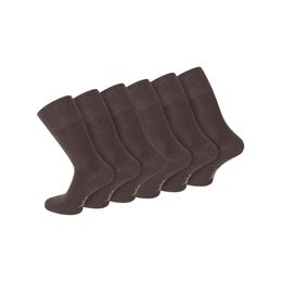 Normani Socken Damen Gr&ouml;&szlig;e 47/50 dunkelbraun