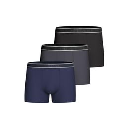 IMPETUS Boxershorts Herren Gr&ouml;&szlig;e M dunkelblau / grau / dunkelgrau