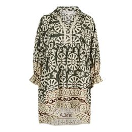 Apricot Block Print Oversized Shirt ' ' Damen Gr&ouml;&szlig;e XXL khaki