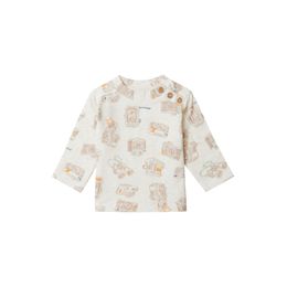 Noppies Shirt 'Baxton' Jungen Gr&ouml;&szlig;e 62 beige / hellbraun / pastellgr&uuml;n / orange