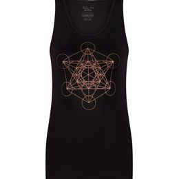Urban Goddess Yoga & Activewear Sporttop 'Metatron Core Yoga sports' Damen Gr&ouml;&szlig;e XL/XXL orange / schwarz