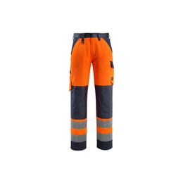 Mascot Maitland Hose Gr&ouml;&szlig;e 90C60, hi-vis orange/schwarzblau (15979-948-14010-90C60)