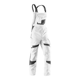 K&Uuml;BLER WORKWEAR K&uuml;bler ActiviQ Latzhose 3250 wei&szlig;/anthrazit Gr&ouml;&szlig;e 60 ; K&uuml;bler Workwear (32505365-1097-60)