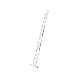 MUNK Aluminium-Schiebeleiter 3-teilig nivello&reg;-Traverse 3 x 10 Sprossen (020610)