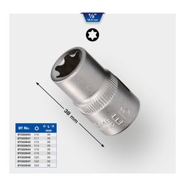 Brilliant Tools 1/2 Zoll TX-E-Stecknuss, E10 (BT022840)