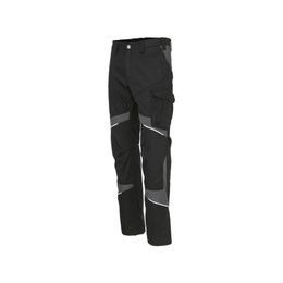 K&Uuml;BLER WORKWEAR K&uuml;bler ACTIVIQ cotton+ Damenhose schwarz/anthrazit 42 ; K&uuml;bler Workwear (2550 3421-9997-42)