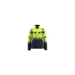 Mascot Forster Arbeitsjacke Gr&ouml;&szlig;e S, hi-vis gelb/schwarzblau (15909-948-17010-S)