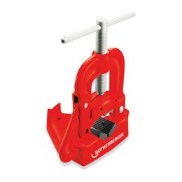 Rothenberger Rohrschraubstock aus Stahlblech zum Spannen von Rohren, aufklappbar, Gr&ouml;&szlig;e:1/8-2 Zoll, 70710)