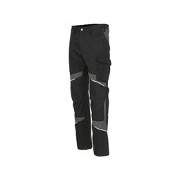 K&Uuml;BLER WORKWEAR K&uuml;bler ACTIVIQ cotton+ Damenhose schwarz/anthrazit 34 ; K&uuml;bler Workwear (2550 3421-9997-34)