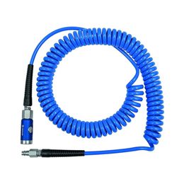 Riegler Spiralschl.-Druckknopf-Sicherheitskuppl.-Set, PU, &Atilde;&cedil; 10x6,5, 10 m (SP101000PUDSK)