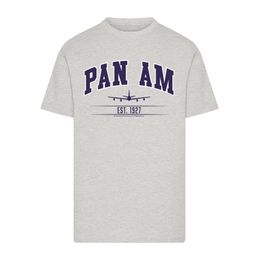 F4NT4STIC Shirt 'Pan Am College Est 1927' Herren Gr&ouml;&szlig;e L grau