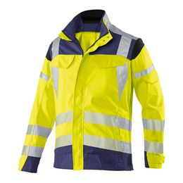 K&Uuml;BLER WORKWEAR K&uuml;bler Jacke REFLECTIQ PSA 2 warngelb/dunkelblau Form 1207 Gr&ouml;&szlig;e 98 ; K&uuml;bler Workwear (1207 8340-3448-98)