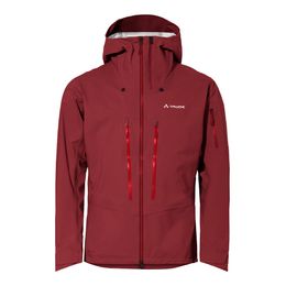 Vaude Outdoorjacke 'Monviso' Herren Gr&ouml;&szlig;e S burgunder / wei&szlig;