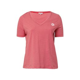 S.oliver Red Label Plus T-Shirt Damen Gr&ouml;&szlig;e XL rot / wei&szlig;