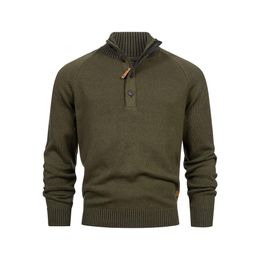 INDICODE Jeans Pullover 'INRajas' Herren Gr&ouml;&szlig;e XL dunkelgr&uuml;n