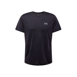 Under Armour Funktionsshirt 'STREAKER' Herren Gr&ouml;&szlig;e S schwarz / wei&szlig;