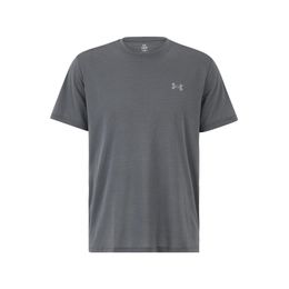 Under Armour Funktionsshirt 'Launch' Herren Gr&ouml;&szlig;e 5XL hellgrau / dunkelgrau