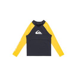 Quiksilver Funktionsshirt 'Everyday' Jungen Gr&ouml;&szlig;e 92 navy / gelb / wei&szlig;