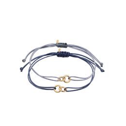Elli Armband 'Infinity' Damen Gr&ouml;&szlig;e 16 dunkelblau / pastelllila