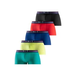 H.I.S. H.I.S Boxershorts Herren Gr&ouml;&szlig;e M blau / t&uuml;rkis / limone / blutrot / schwarz