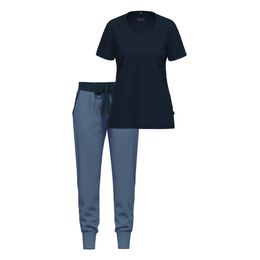 Ammann Pyjama 'Night & Home' Damen Gr&ouml;&szlig;e XXXL blau Winterkleid