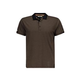 Deeluxe Poloshirt 'HORUS' Herren Gr&ouml;&szlig;e S braun / schwarz