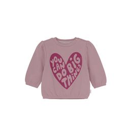Noppies Sweatshirt 'Tuscaloosa' M&auml;dchen Gr&ouml;&szlig;e 50 pflaume / dunkelpink