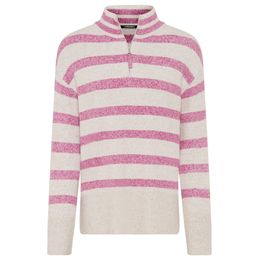Olsen Pullover 'Cora' Damen Gr&ouml;&szlig;e L beigemeliert / pinkmeliert
