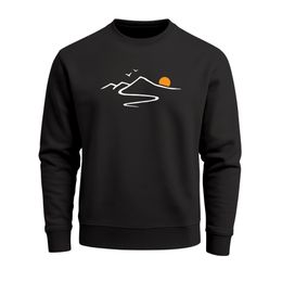 Neverless Sweatshirt 'Mountain Trail' Herren Gr&ouml;&szlig;e XXL schwarz