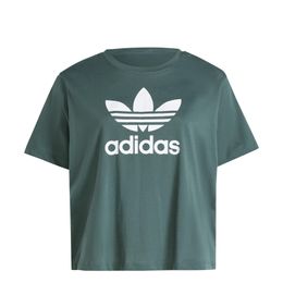 adidas originals T-Shirt 'Trefoil' Damen Gr&ouml;&szlig;e XXXL smaragd / wei&szlig;