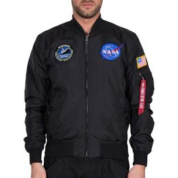 Alpha Industries &Uuml;bergangsjacke 'MA-1 TT NASA Reversible II' Herren Gr&ouml;&szlig;e XXL schwarz