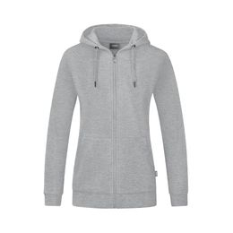 Jako Sportsweatjacke Damen Gr&ouml;&szlig;e 4XL graumeliert