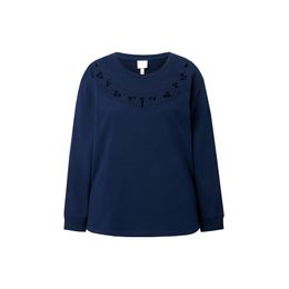 Ulla Popken Sweatshirt Damen Gr&ouml;&szlig;e L/XL marine